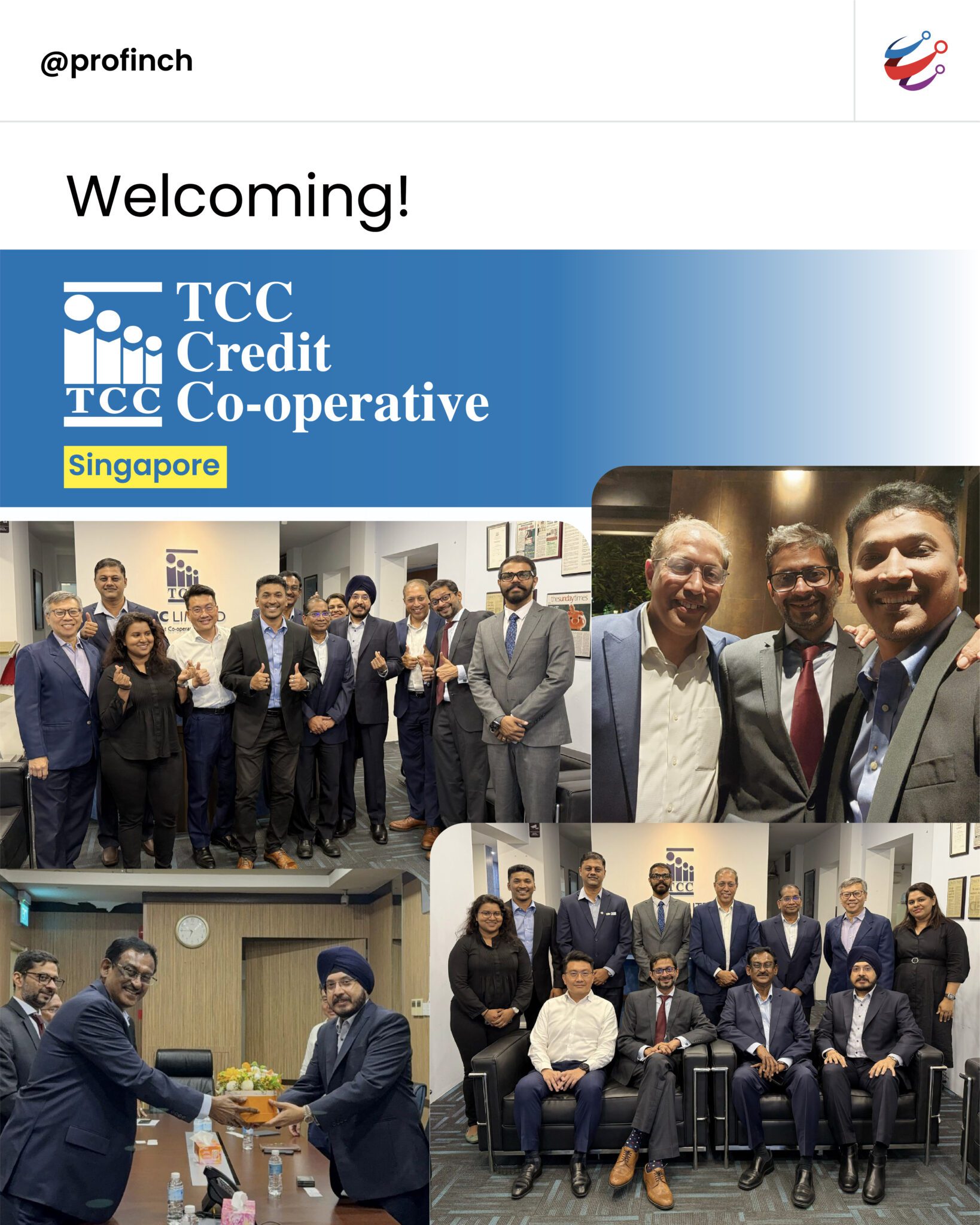 TCC Credit Co-operative, Singapore, Onboards Profinch as Technology ...